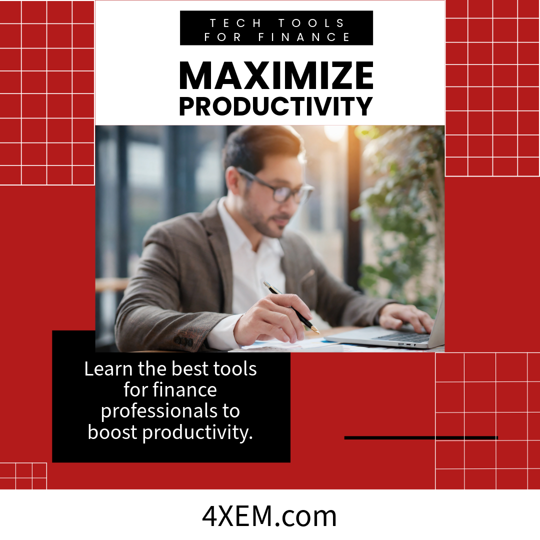 Best Tech Tools to Maximize Productivity for Finance Pros